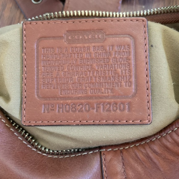 Coach | Bags | Vintage Coach Purse Light Brown Leather F820f2601 | Poshmark
